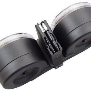 AR-15 / M16 100 Round Dual Drum Magazine .223/5.56 Reinforced Feed Lips