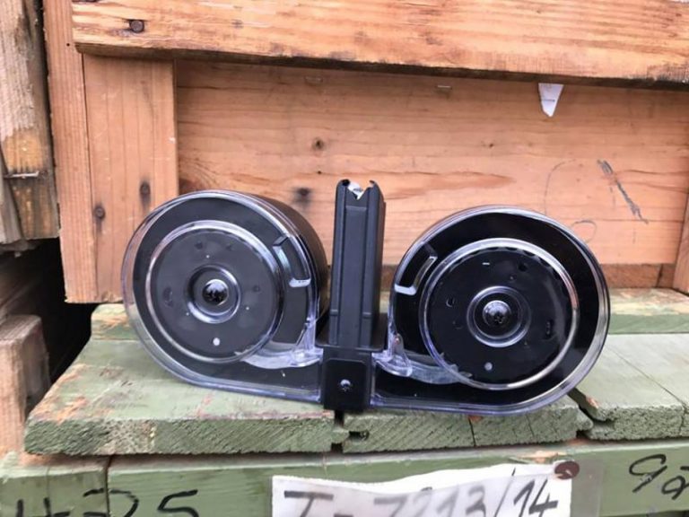 AR-15 / M16 100 Round Dual Drum Magazine .223/5.56 Reinforced Feed Lips
